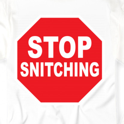 STOP SNITCHING SIGN | Men's Long Sleeve Shirt