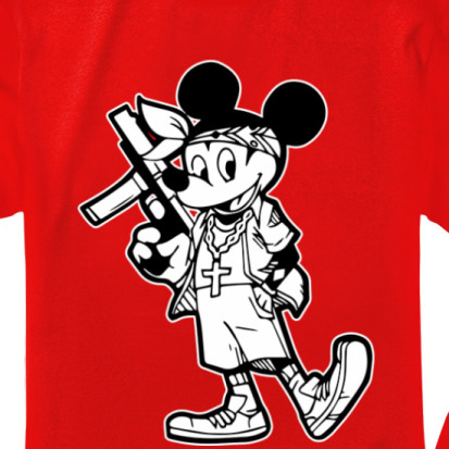 MICKEY WIT DA BLICKY | Men's Long Sleeve Shirt