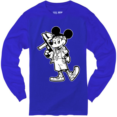 MICKEY WIT DA BLICKY | Men's Long Sleeve Shirt